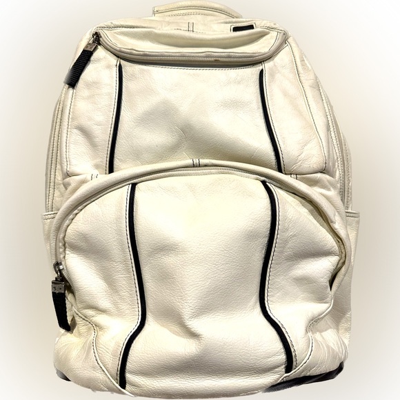 Wilsons Leather | Bags | Vintage Unisex Wilsons Leather White Multi ...